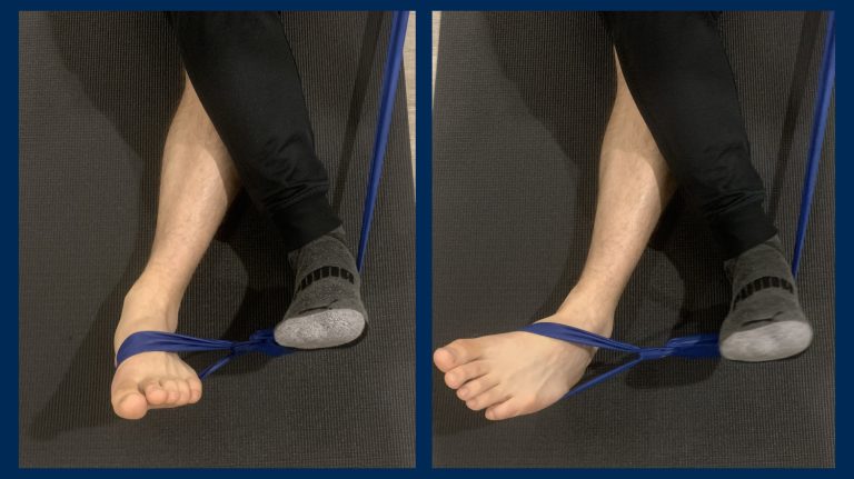 4 Way Ankle Theraband Exercises - Rehab 49